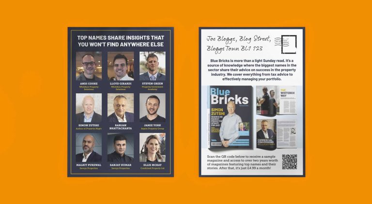 Magazine design services for Blue Bricks Magazine