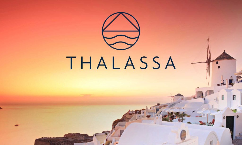 Brand identity and graphic design services for Thalassa